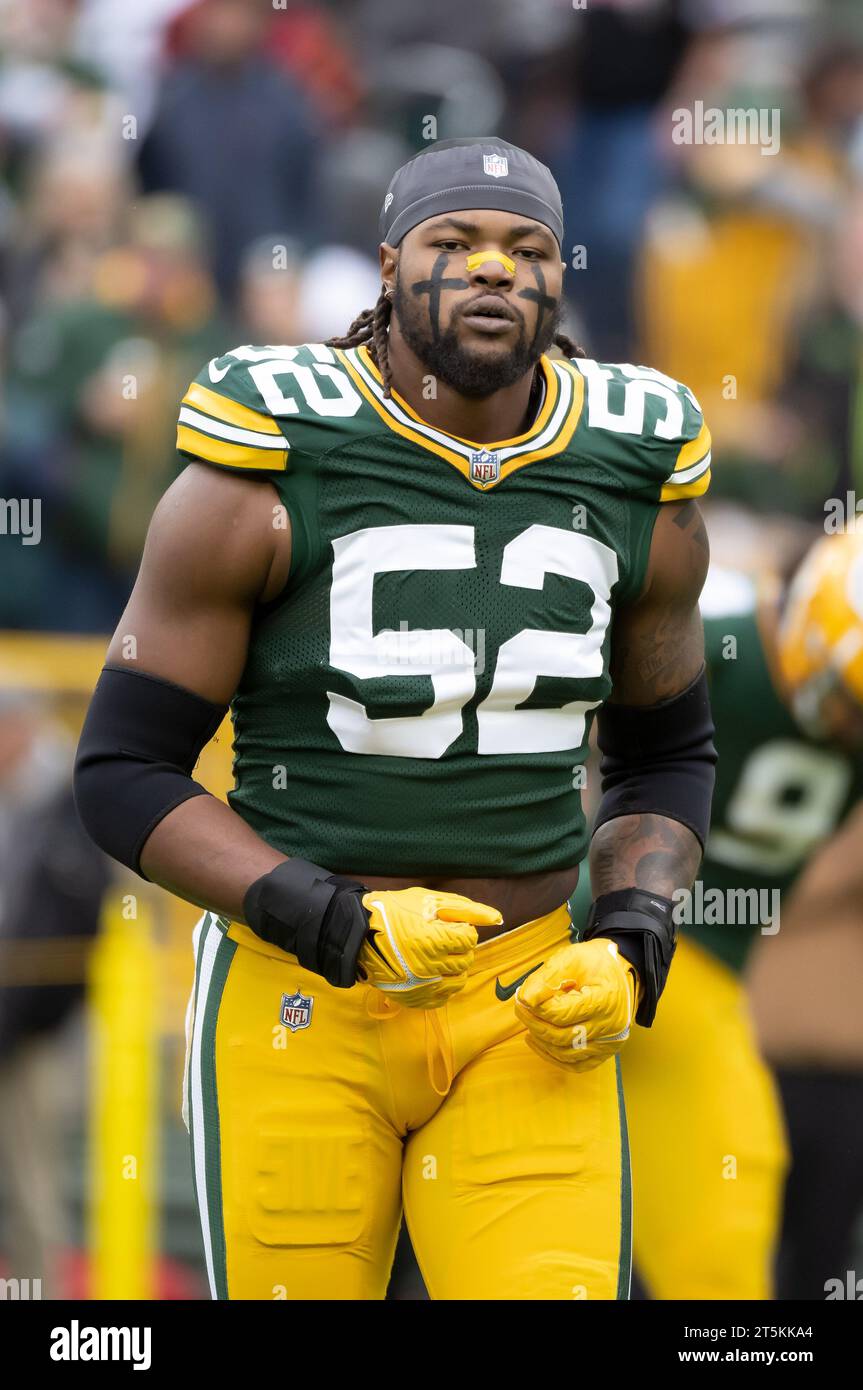 November 5, 2023: Green Bay Green Bay Packers linebacker Rashan Gary ...