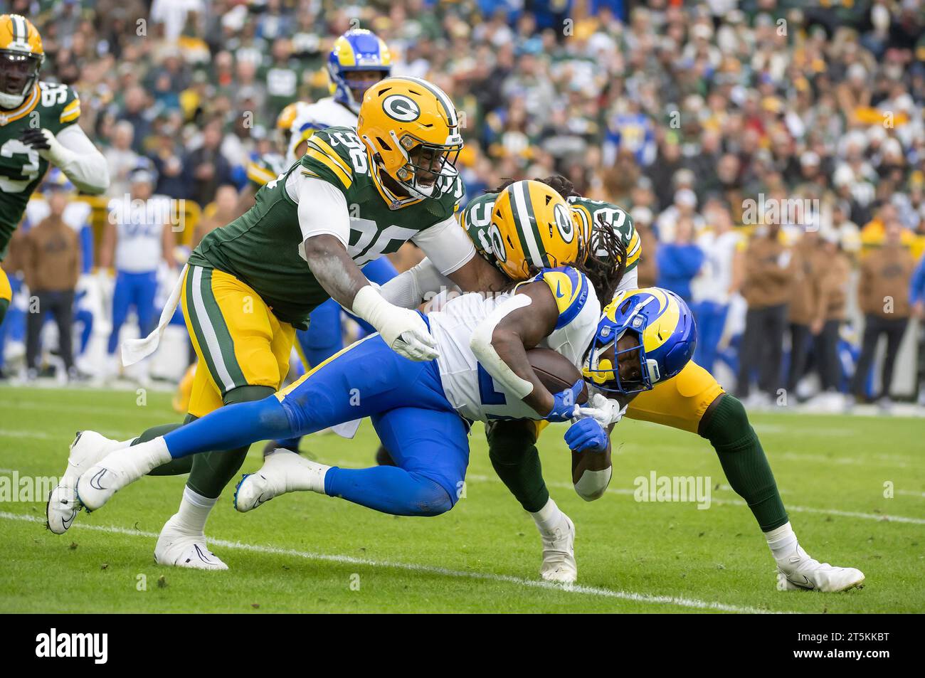 November 5, 2023: Green Bay Packers defensive tackle Colby Wooden (96 ...