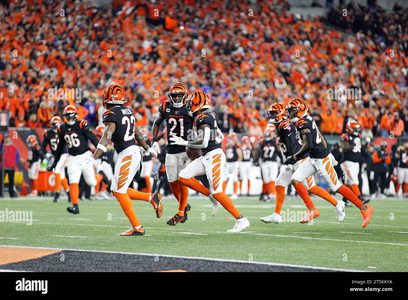 Cincinnati, Ohio, USA. 5th Nov, 2023. Cincinnati Bengals defense ...
