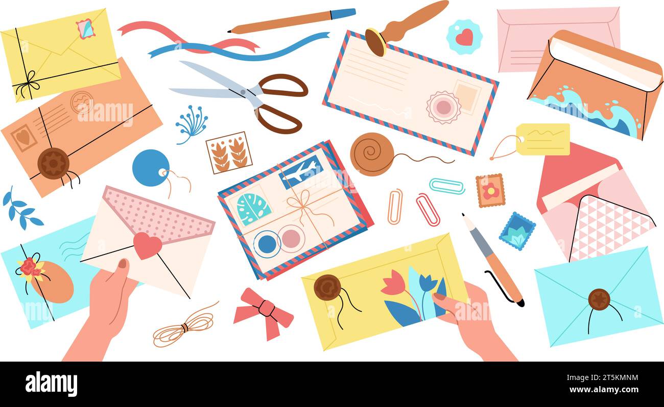 Postage packing service envelope hi-res stock photography and images ...