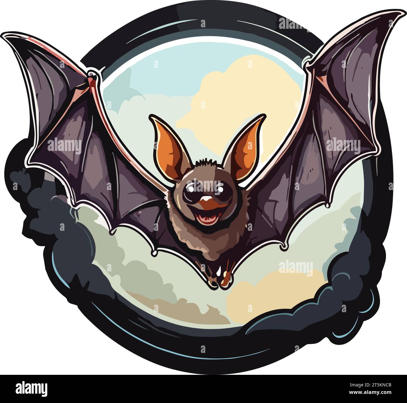 Scary bat blood Stock Vector Images - Alamy