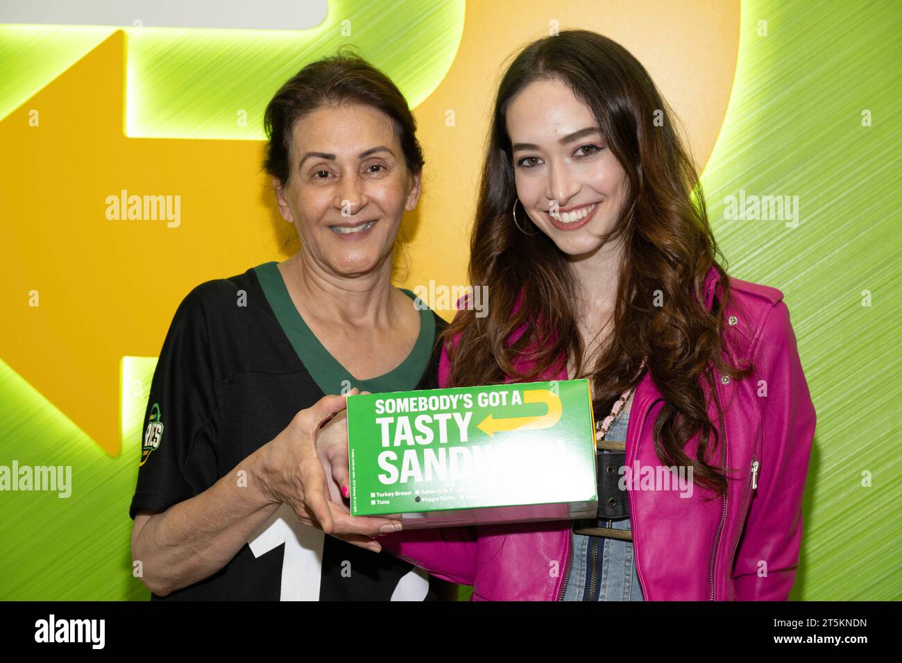Los Angeles, USA. 05th Nov, 2023. Actress Sasha Anne with Subway ...
