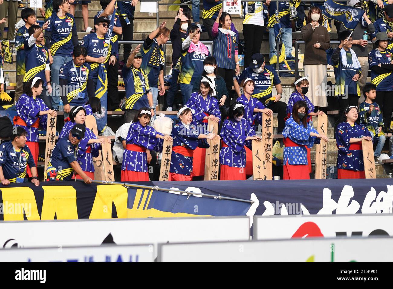 Shoda Shoyu Stadium Gunma, Gunma, Japan. 5th Nov, 2023. Thespakusatsu ...