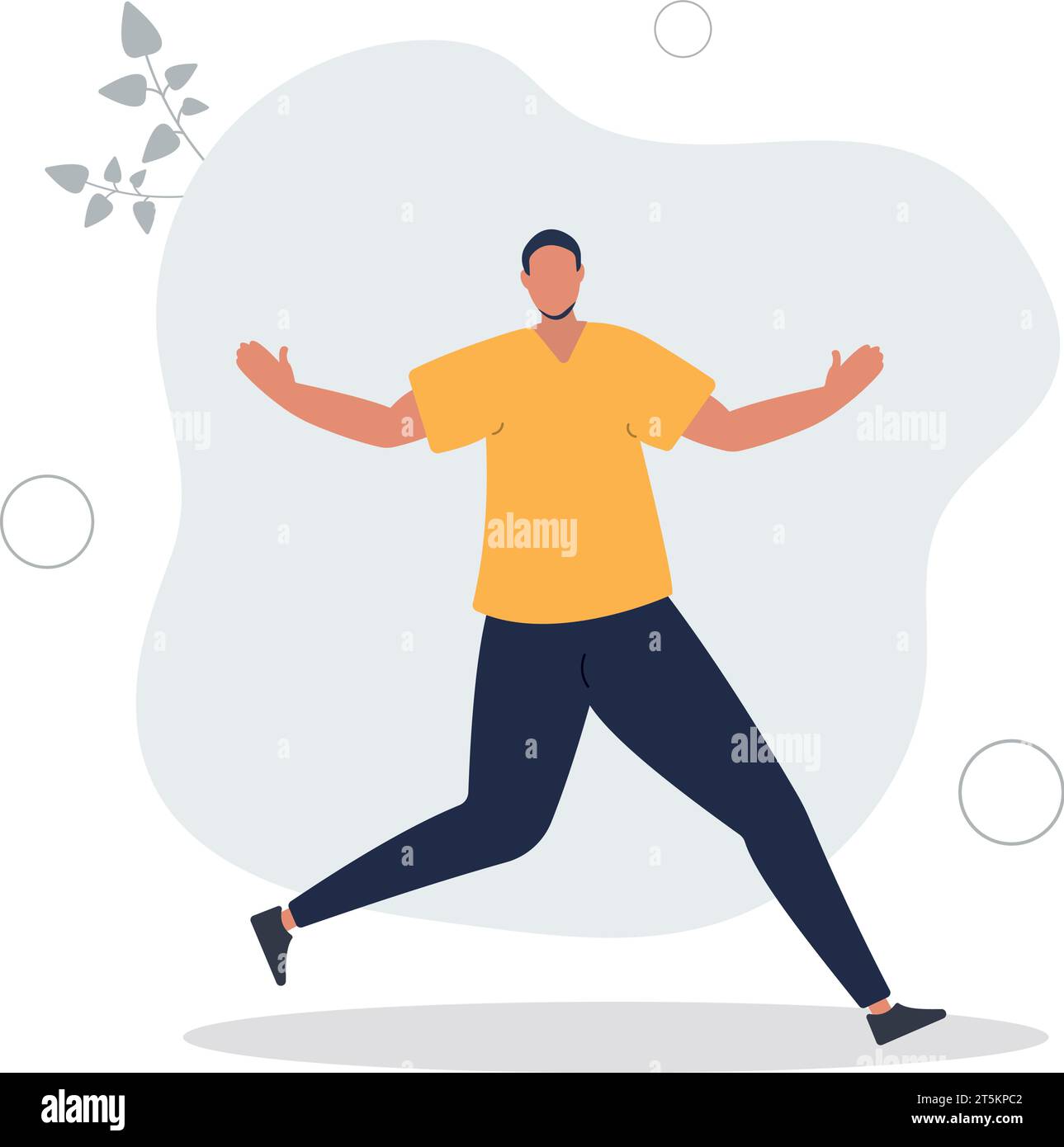 Arms spread Stock Vector Images - Alamy
