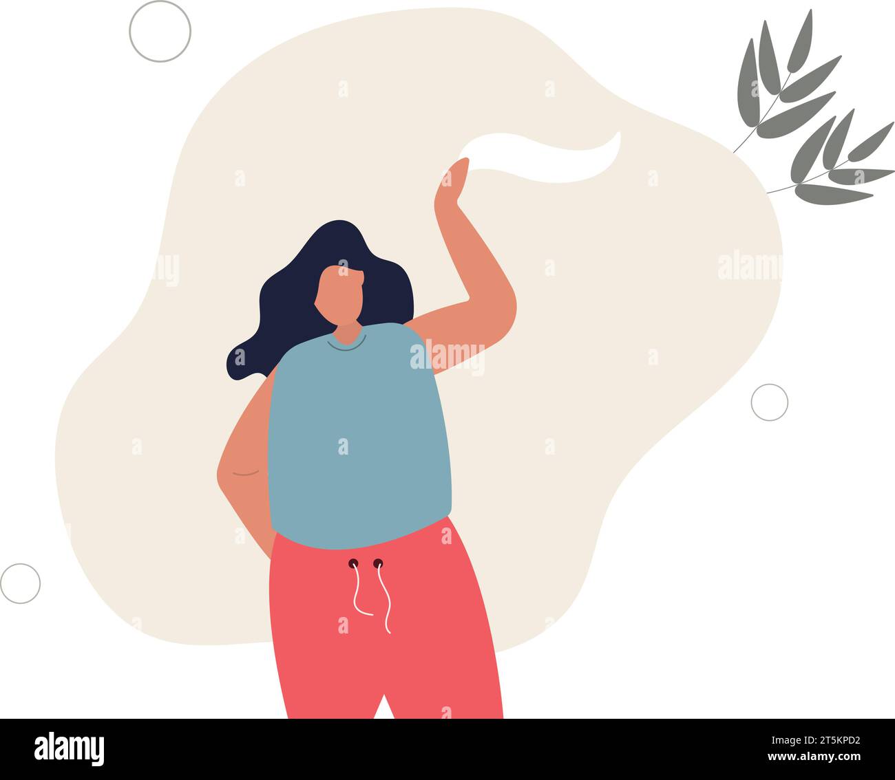 Waving handkerchief Stock Vector Images - Alamy