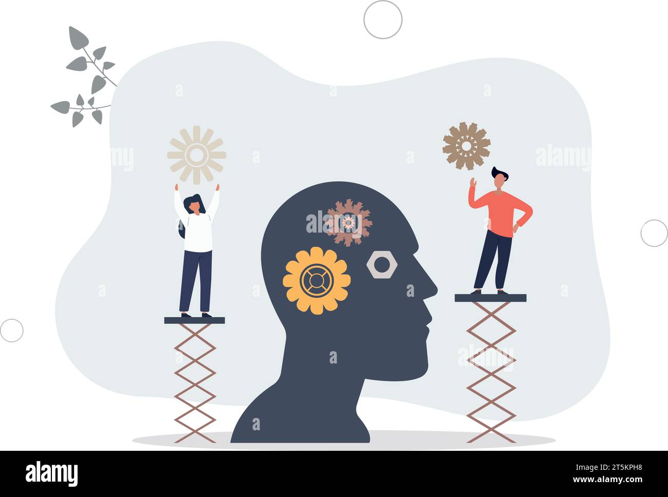 Teamwork gears as business cooperative machinery.Project development ...