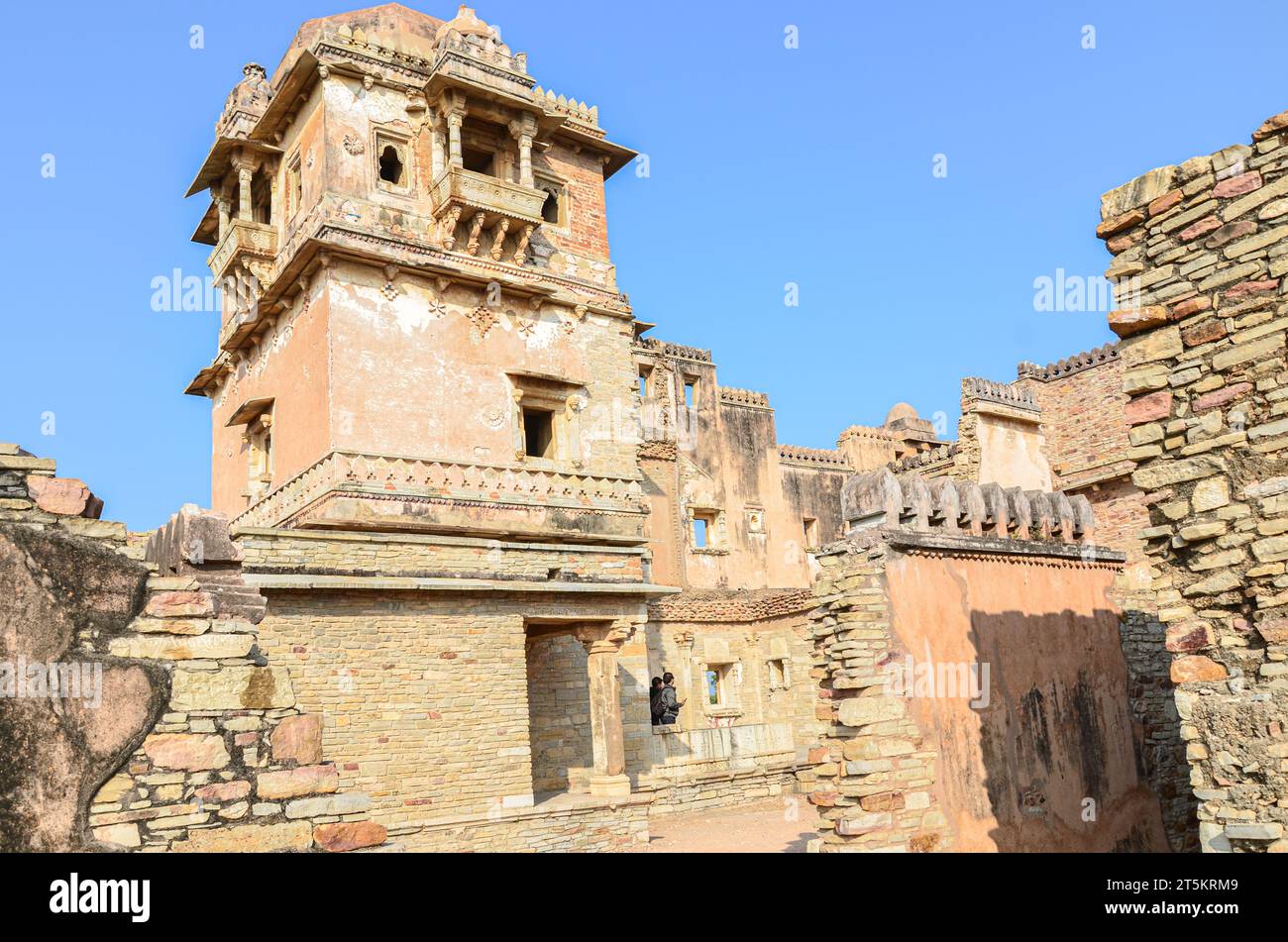 Chittorgarh fort built in 7th century by the Maurya rulers in Rajasthan ...