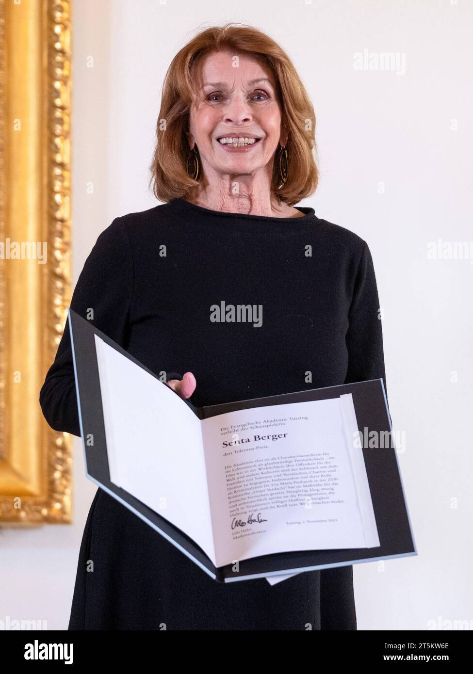 Senta BERGER, Schauspielerin und Preistraegerin. Verleihung ...