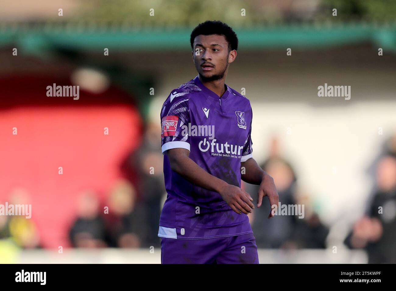 Dylan Adjei-Hersey of Enfield Town during Hornchurch vs Enfield Town ...