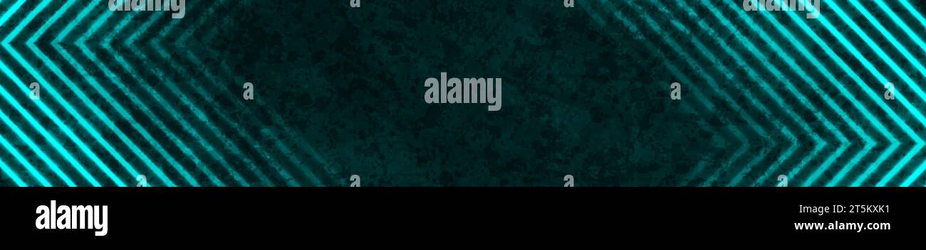 Futuristic grunge background with cyan neon lines. Abstract geometry ...