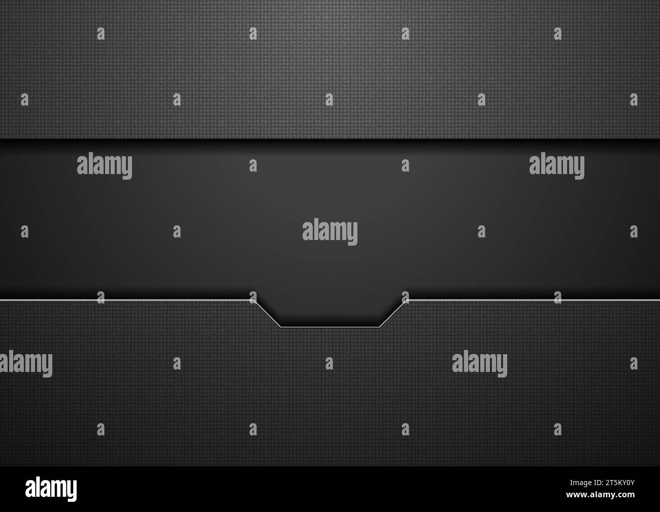 Black hi-tech concept abstract geometric futuristic background. Vector ...