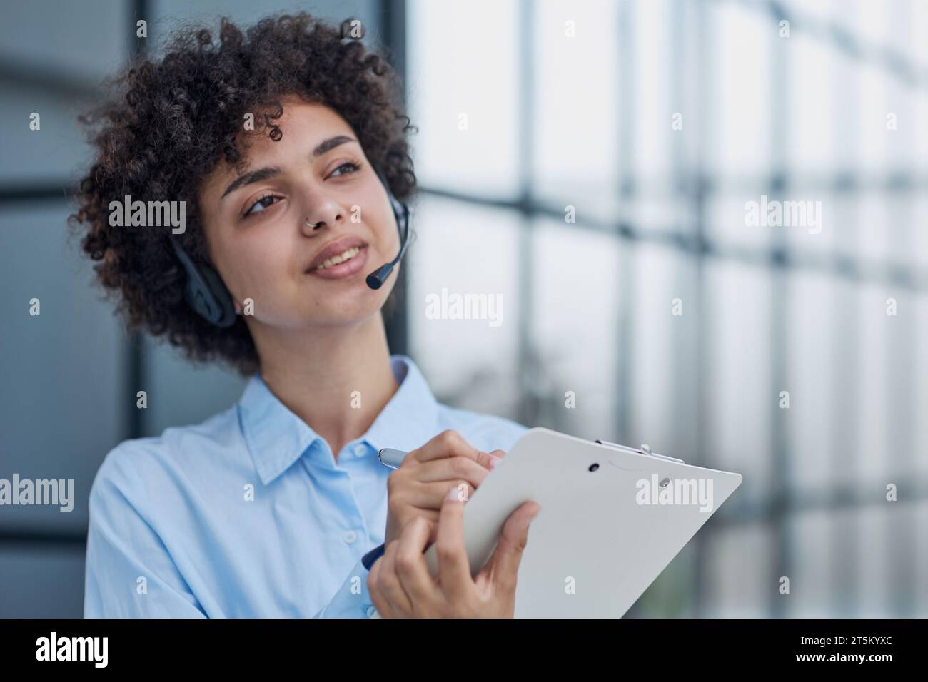 Climbing my way up the customer service ladder Stock Photo - Alamy