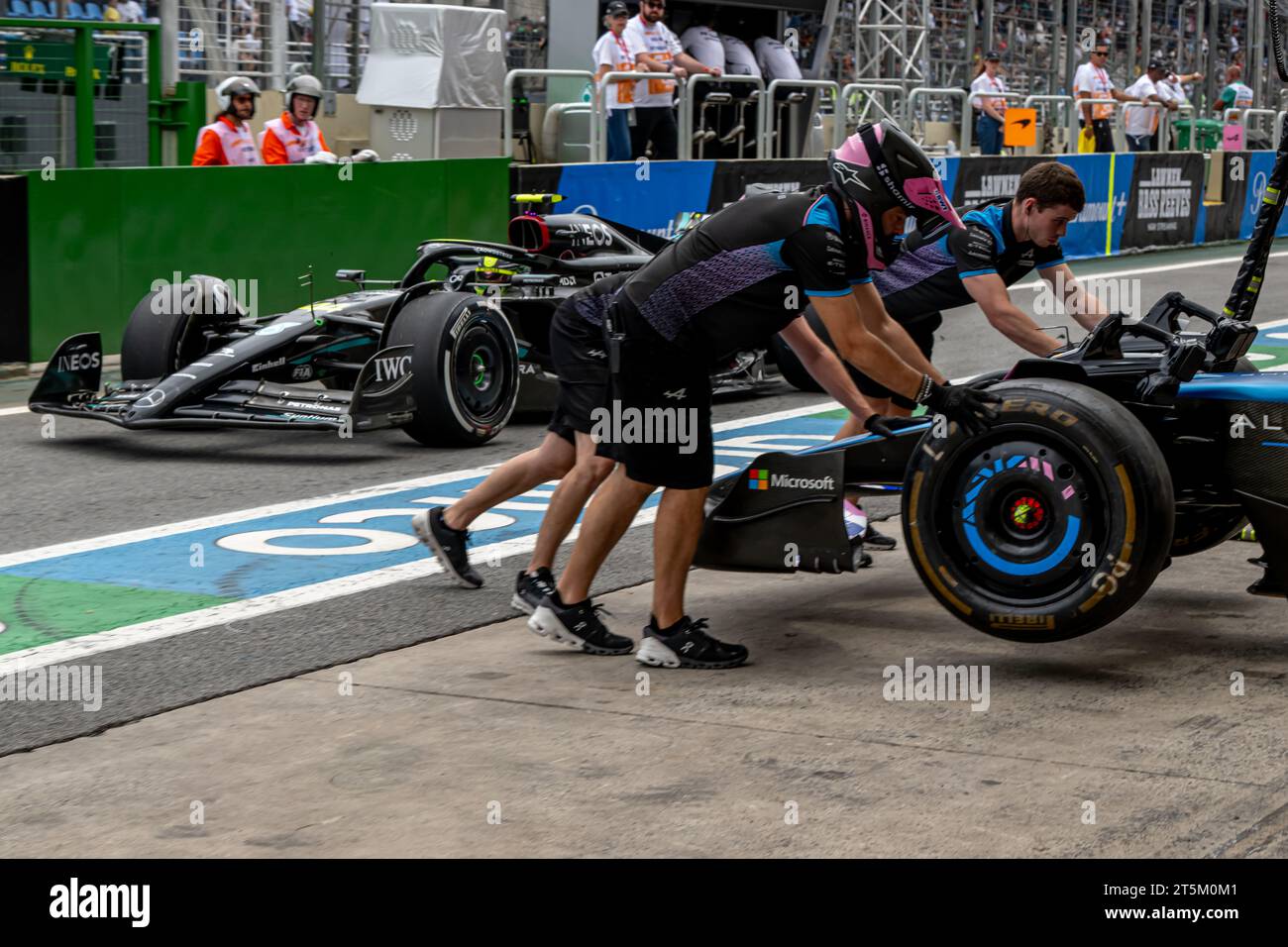 INTERLAGOS CIRCUIT, BRAZIL - NOVEMBER 03: Lewis Hamilton, Mercedes F1 ...