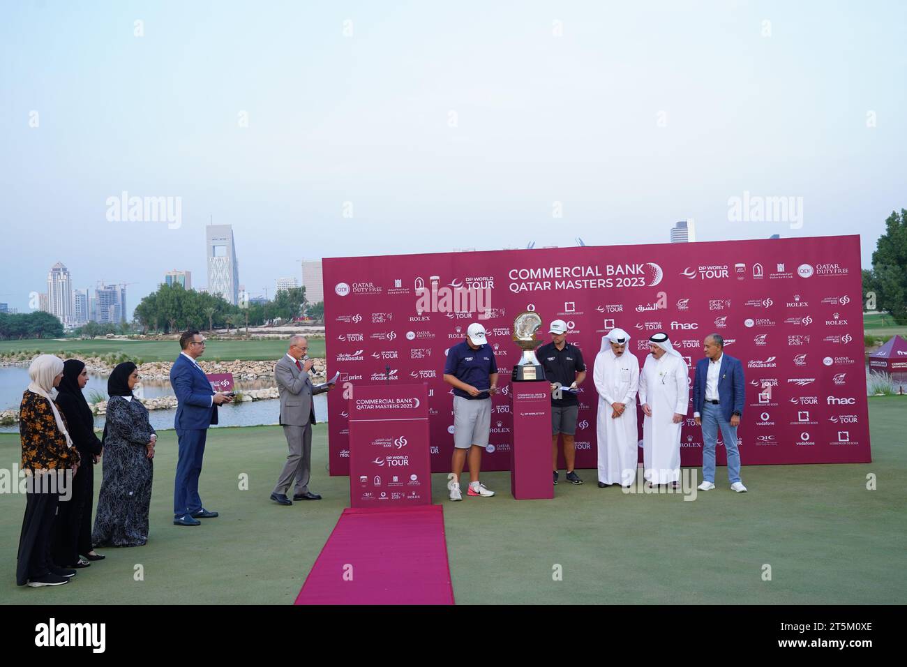Prize distribution function of the Commercial Bank Qatar Masters at the ...