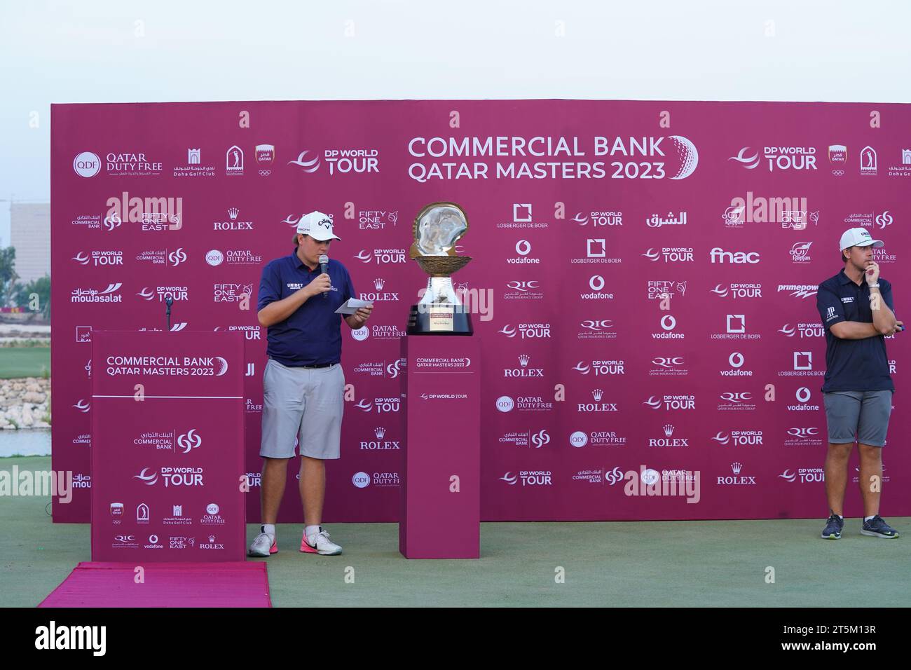 Prize distribution function of the Commercial Bank Qatar Masters at the ...