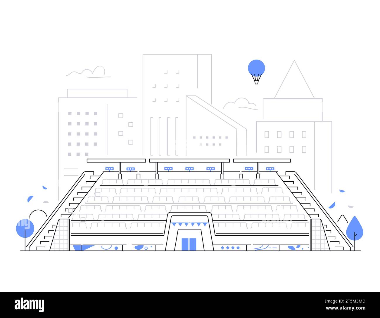 Grandstand construction Stock Vector Images - Alamy