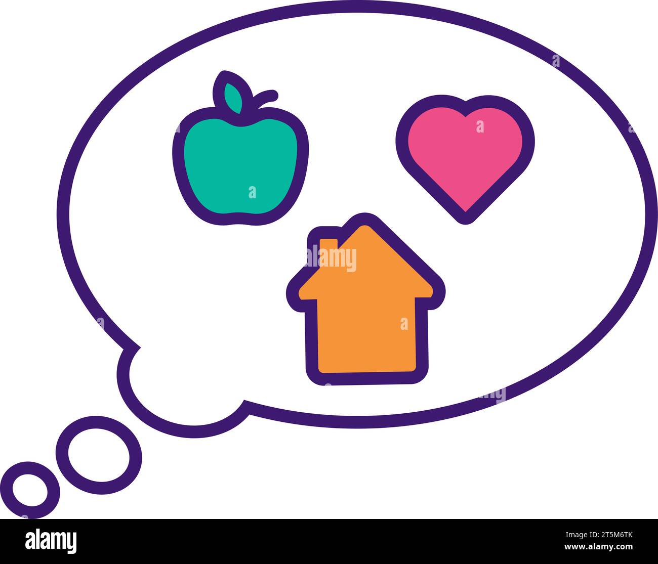 Cute dream bubble of homeless Parrot. Homeless Tropical Parrot waits ...