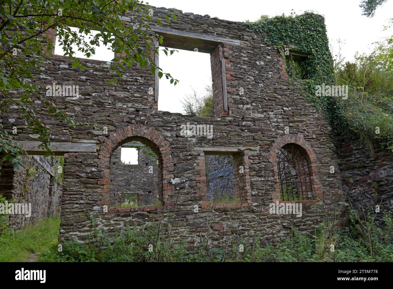 The Winding House of the West Somerset Mineral Railway, a cable hauled ...