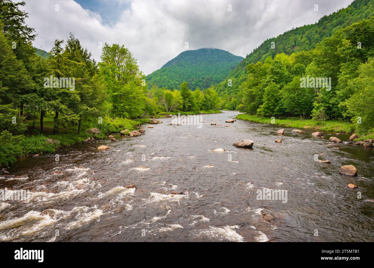 High Falls Gorge, Adirondack Mountains Stock Photo - Alamy
