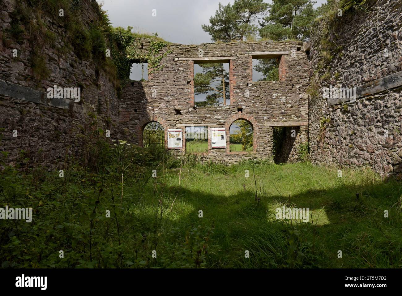 The Winding House of the West Somerset Mineral Railway, a cable hauled ...