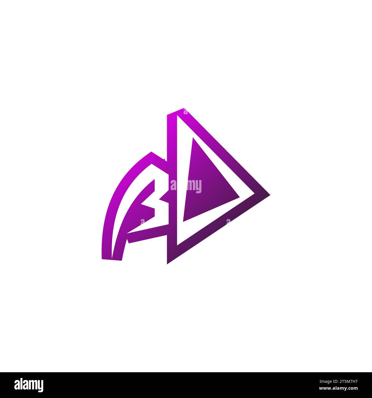 BO Premium emblem logo initial esport and gaming design concept Stock ...