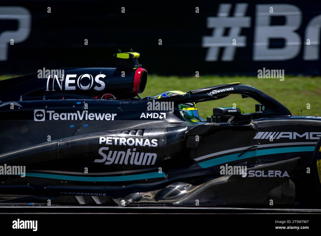 Lewis hamilton interlagos f1 2023 hi-res stock photography and images ...