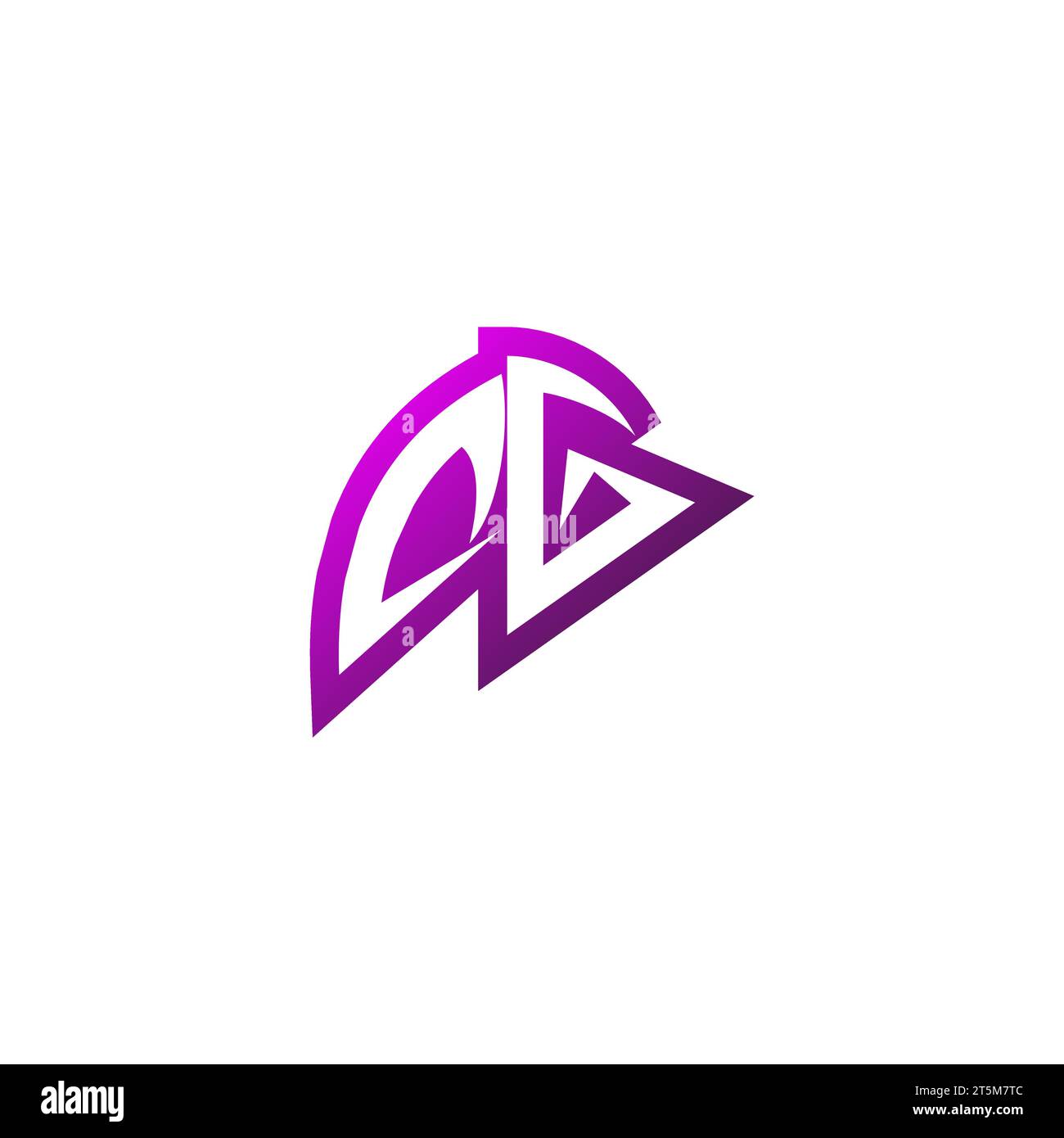 DG Premium emblem logo initial esport and gaming design concept Stock ...