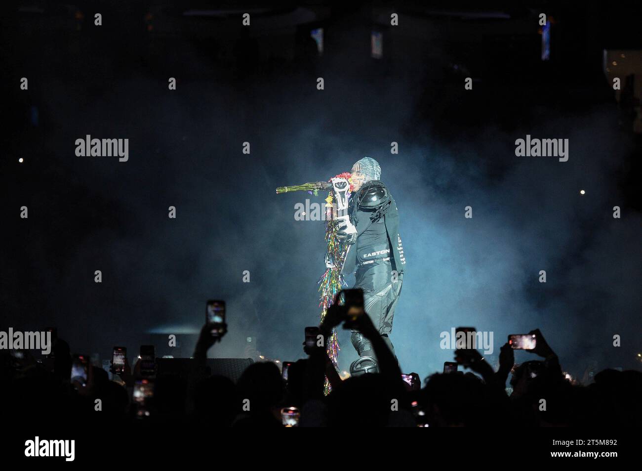Teezo Touchdown performs during the "Circus Maximus" tour on Sunday ...