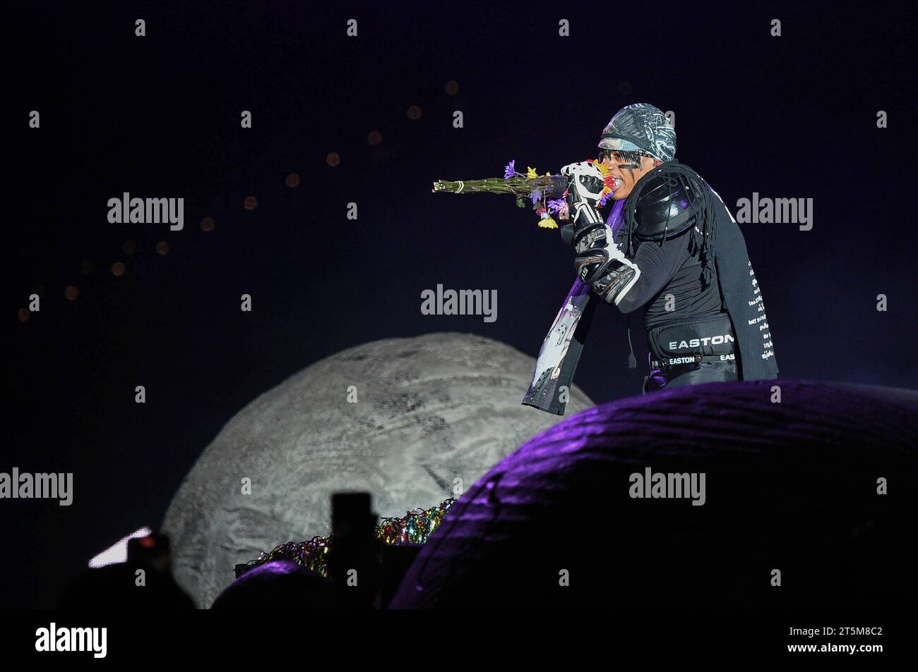 Teezo Touchdown performs during the "Circus Maximus" tour on Sunday ...