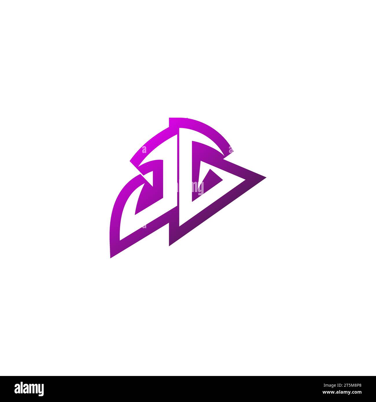 JG Premium emblem logo initial esport and gaming design concept Stock ...