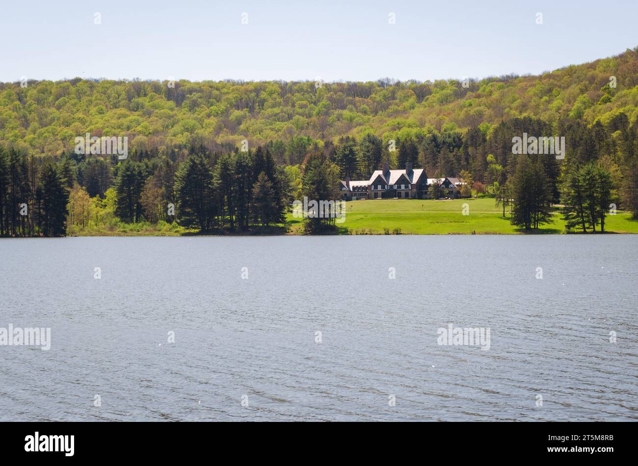 Quaker Lake Area at Allegany State Park in New York State Allegany ...