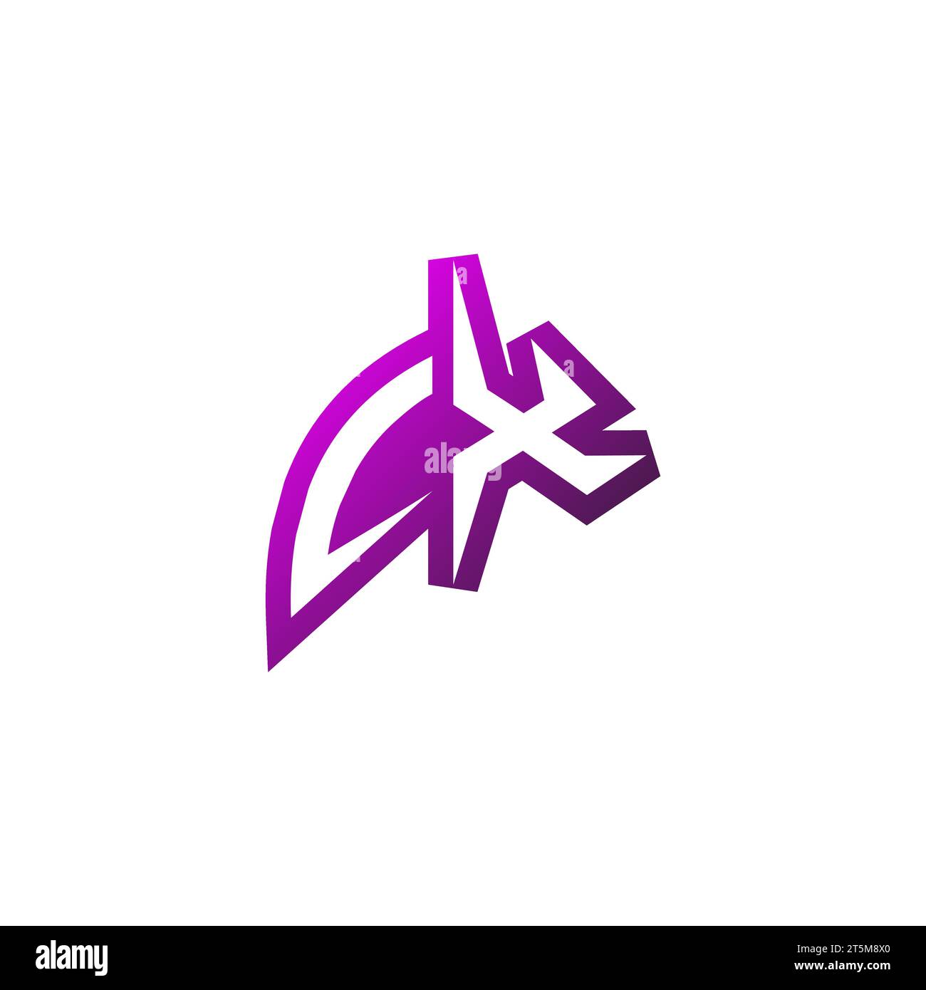 CX Premium emblem logo initial esport and gaming design concept Stock ...