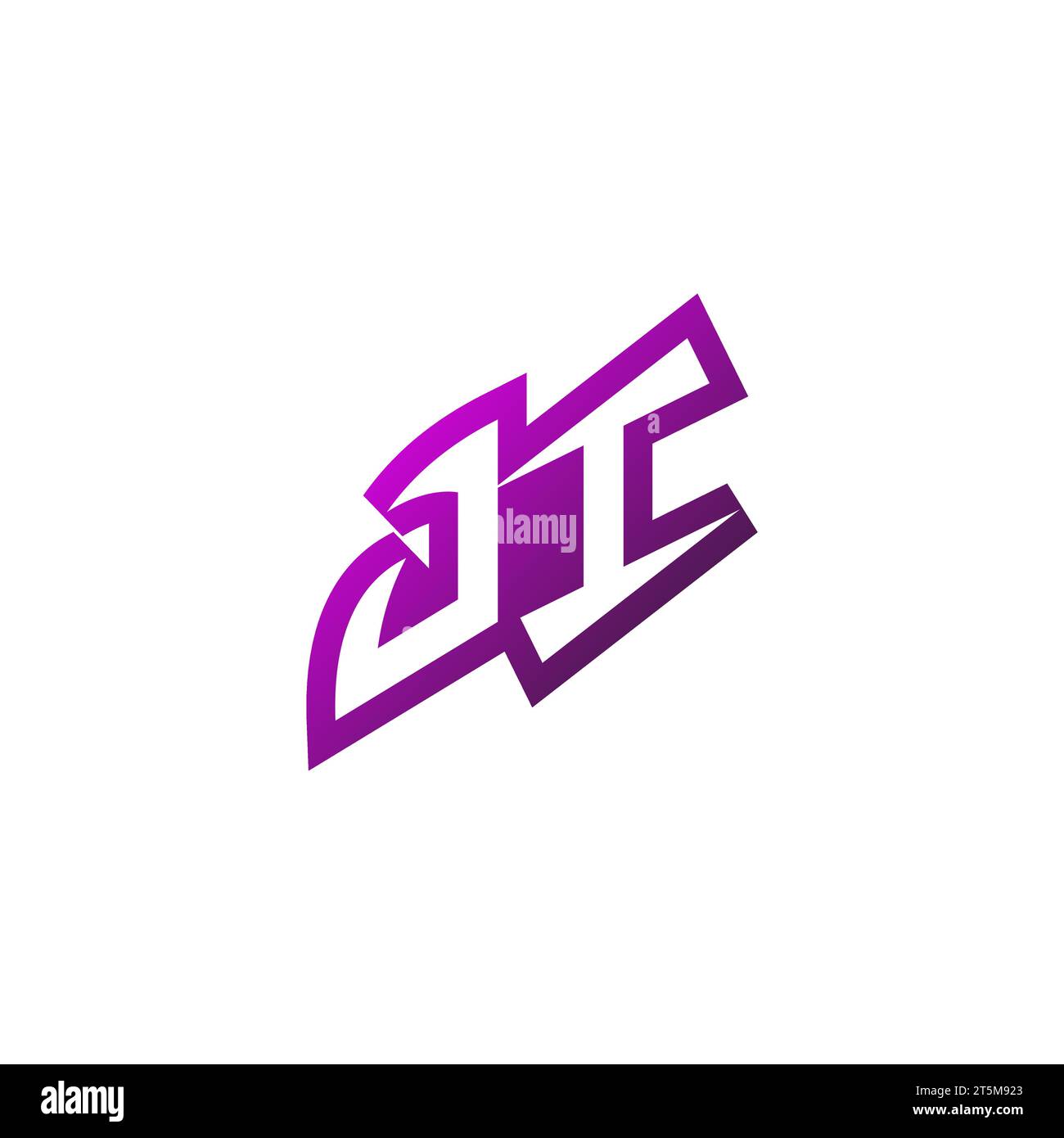 JI Premium emblem logo initial esport and gaming design concept Stock ...