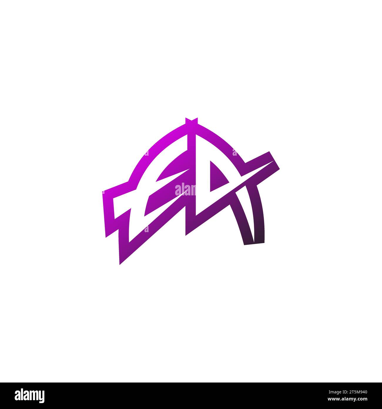 EA Premium emblem logo initial esport and gaming design concept Stock ...