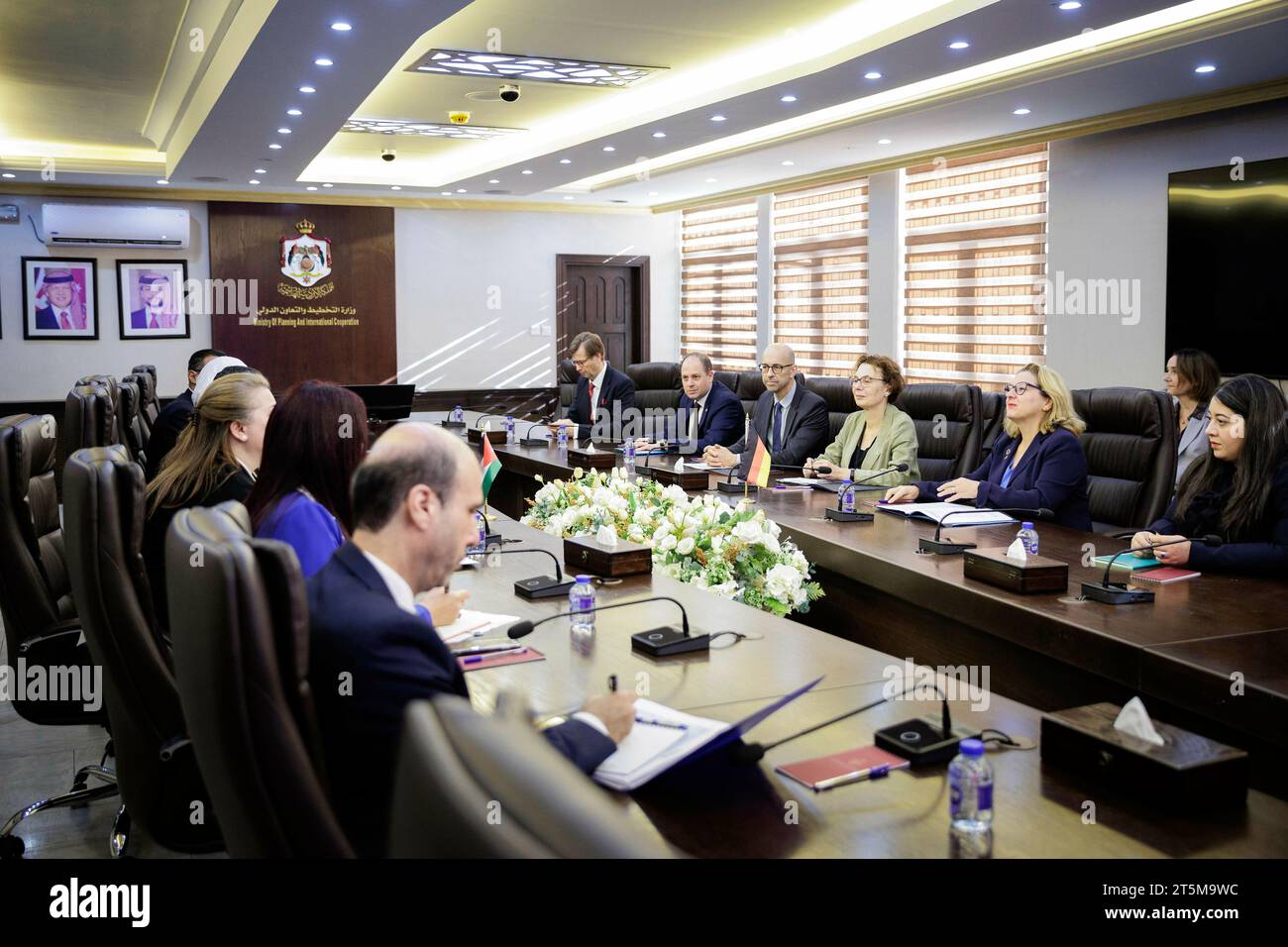 Amman, Jordanien. 06th Nov, 2023. (RL) Svenja Schulze, Federal Minister ...