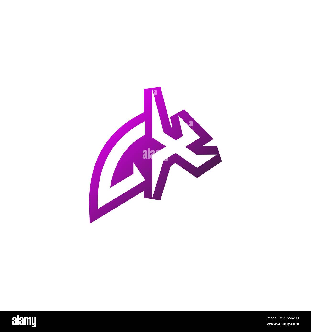 Lx modern logo hi-res stock photography and images - Alamy