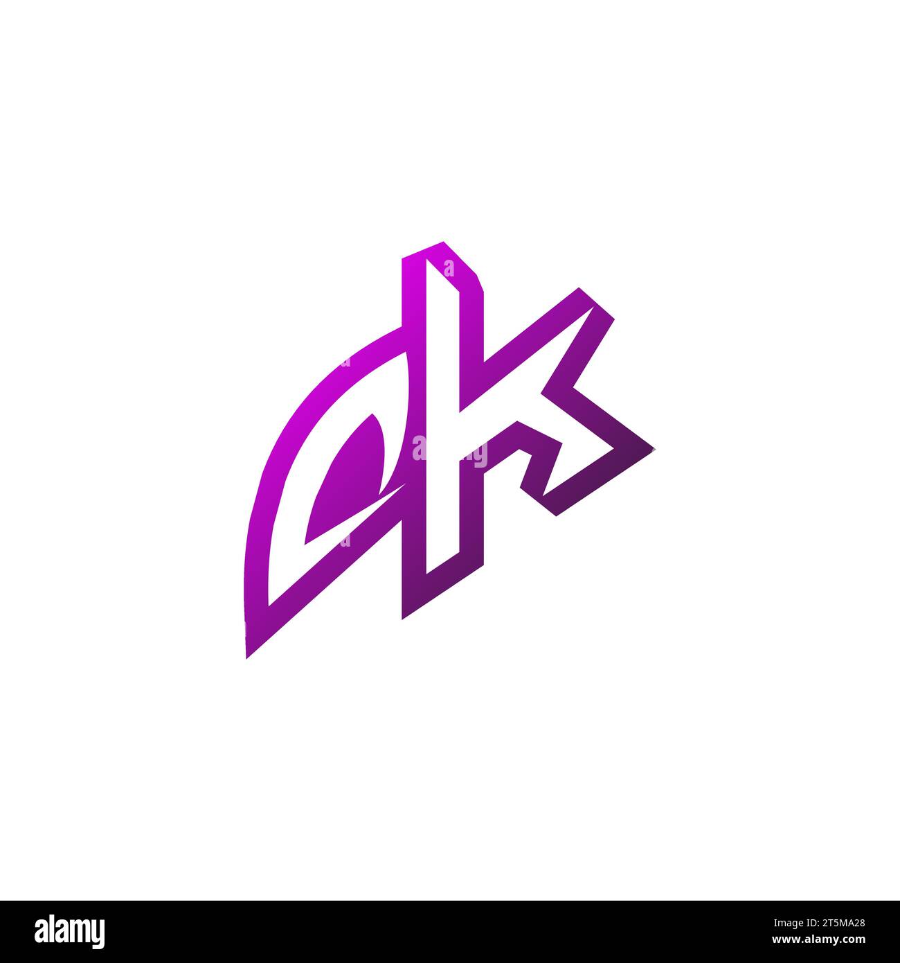 DK Premium emblem logo initial esport and gaming design concept Stock ...