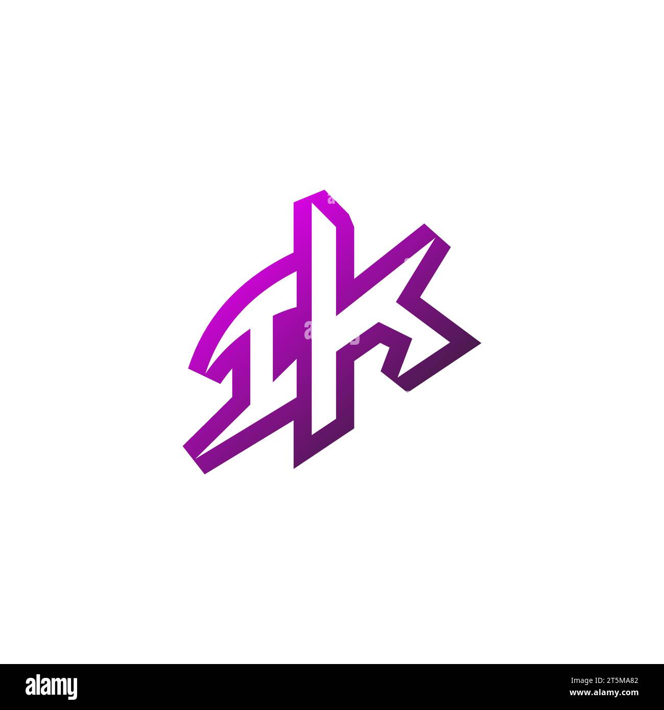 IK Premium emblem logo initial esport and gaming design concept Stock ...
