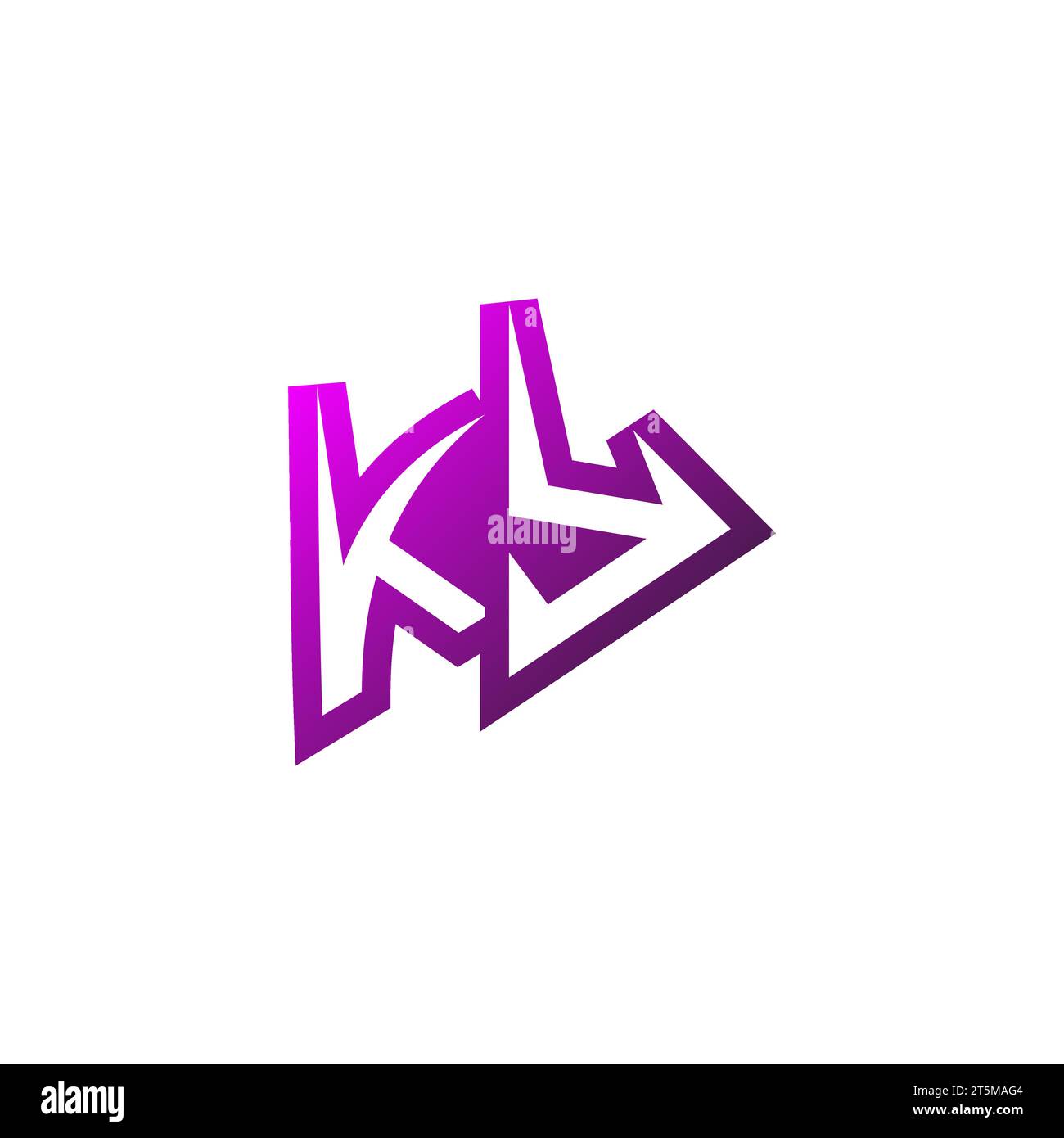 KY Premium emblem logo initial esport and gaming design concept Stock ...
