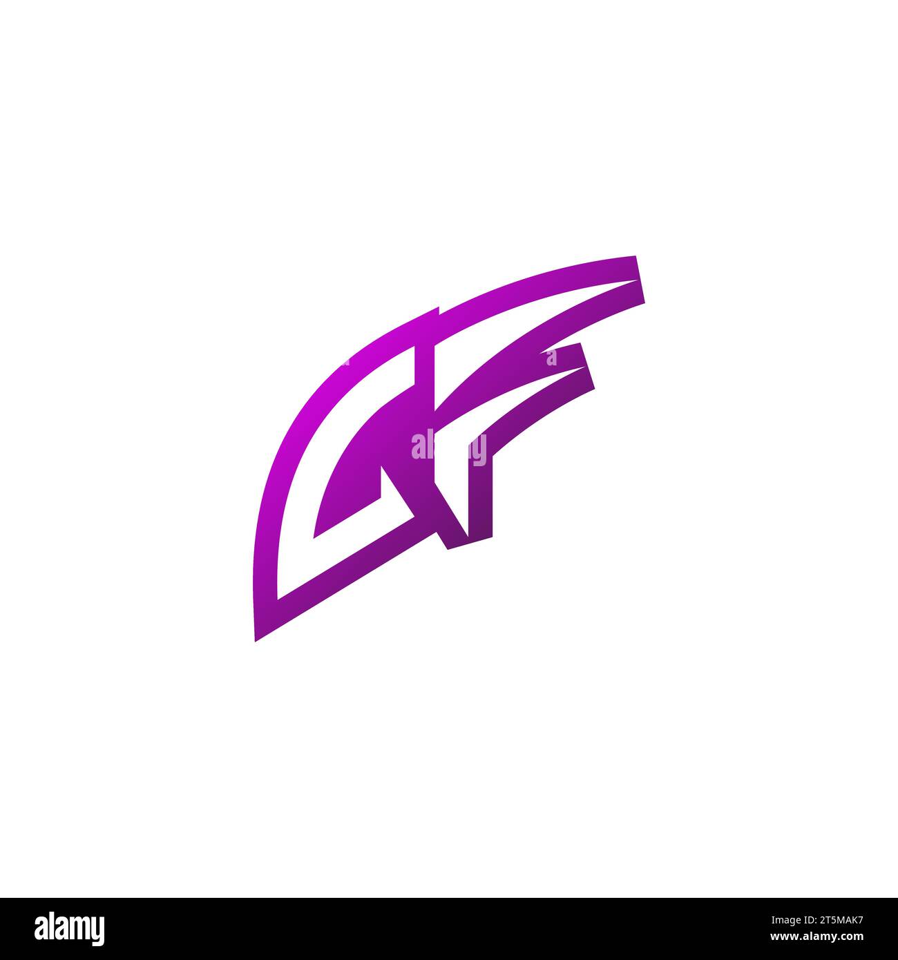 LF Premium emblem logo initial esport and gaming design concept Stock ...