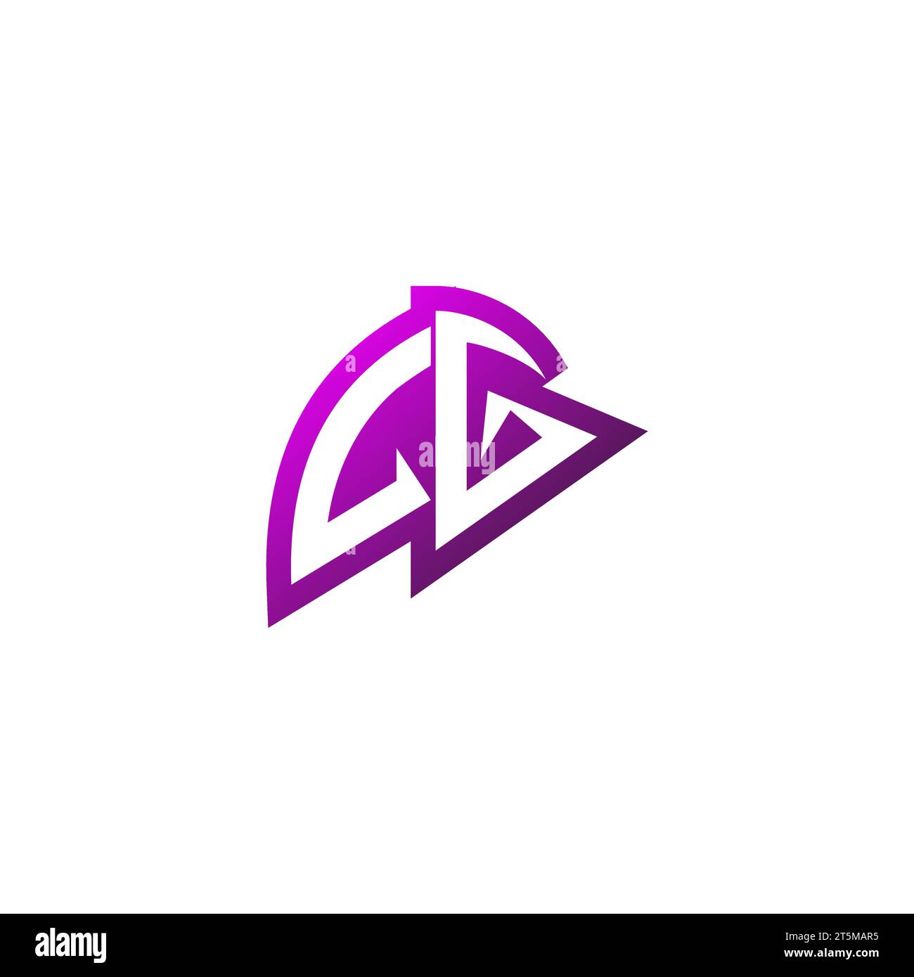 LG Premium emblem logo initial esport and gaming design concept Stock ...