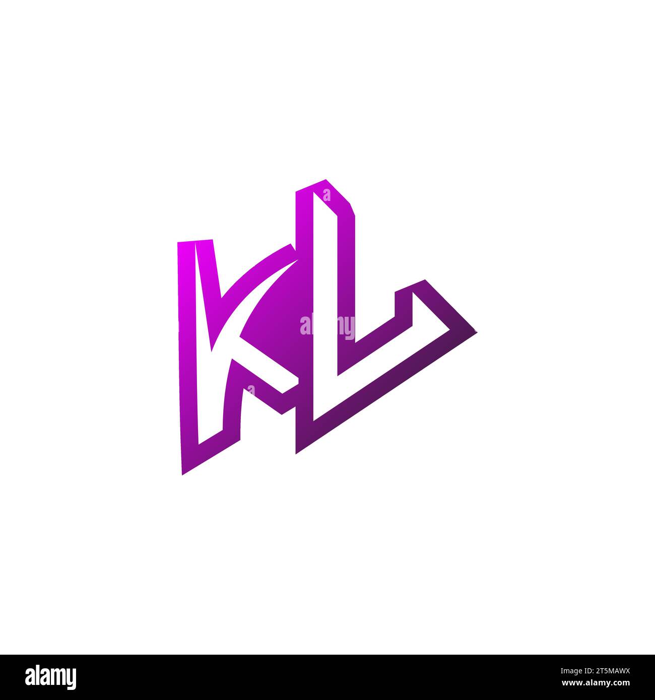 KU Premium emblem logo initial esport and gaming design concept Stock ...