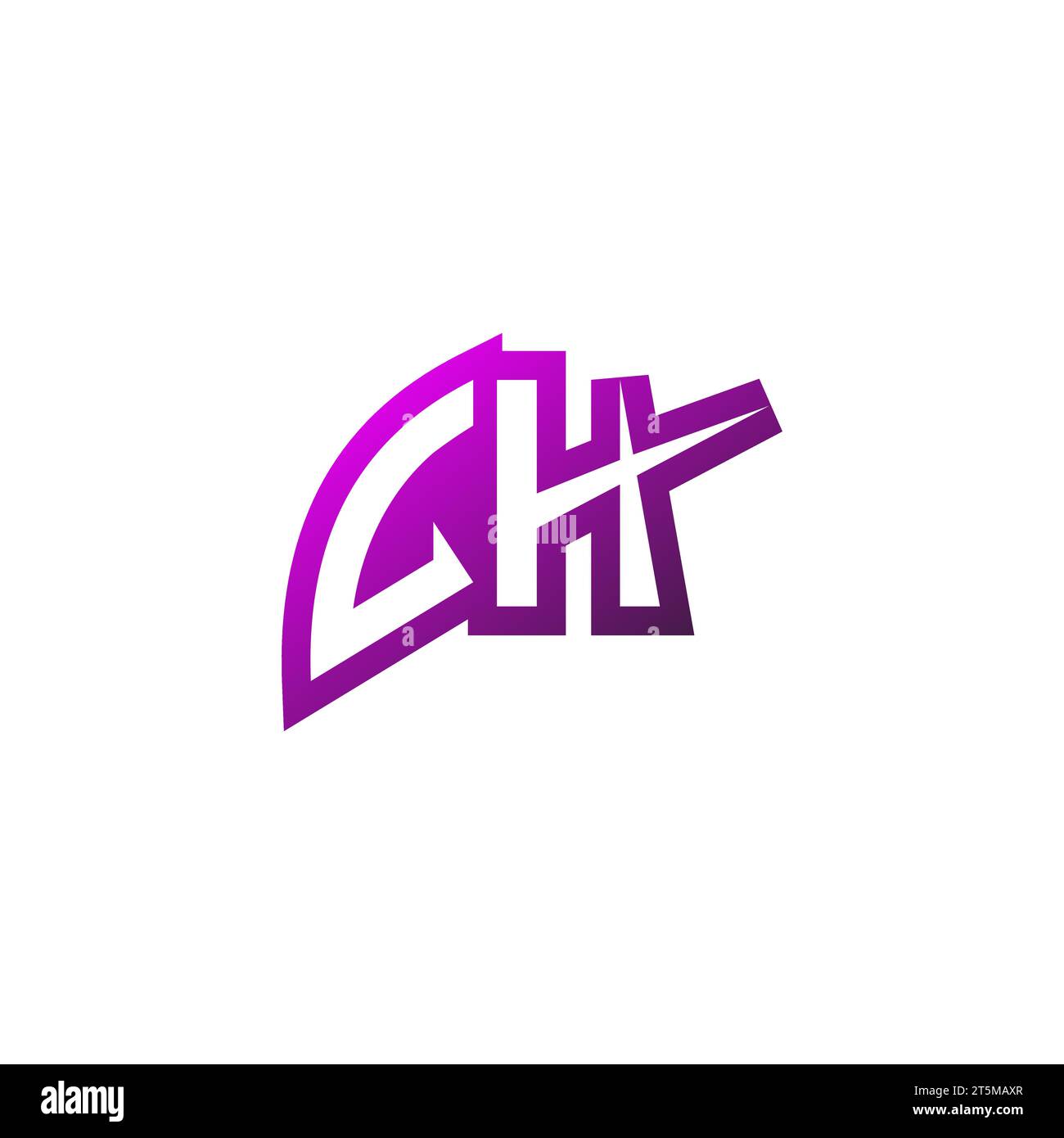 Lh modern logo hi-res stock photography and images - Alamy