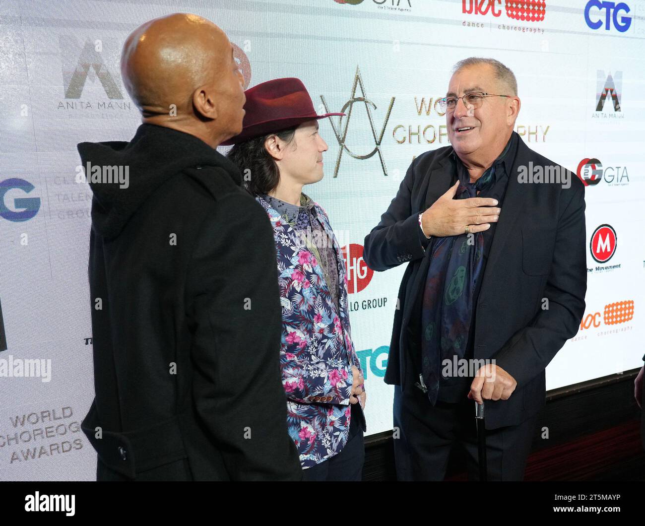 Los Angeles, USA. 02nd Nov, 2023. (L-R) Travis Payne, Charles Klapow ...