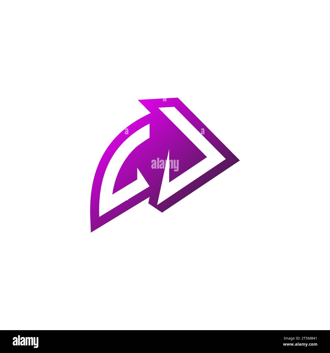 LJ Premium emblem logo initial esport and gaming design concept Stock ...