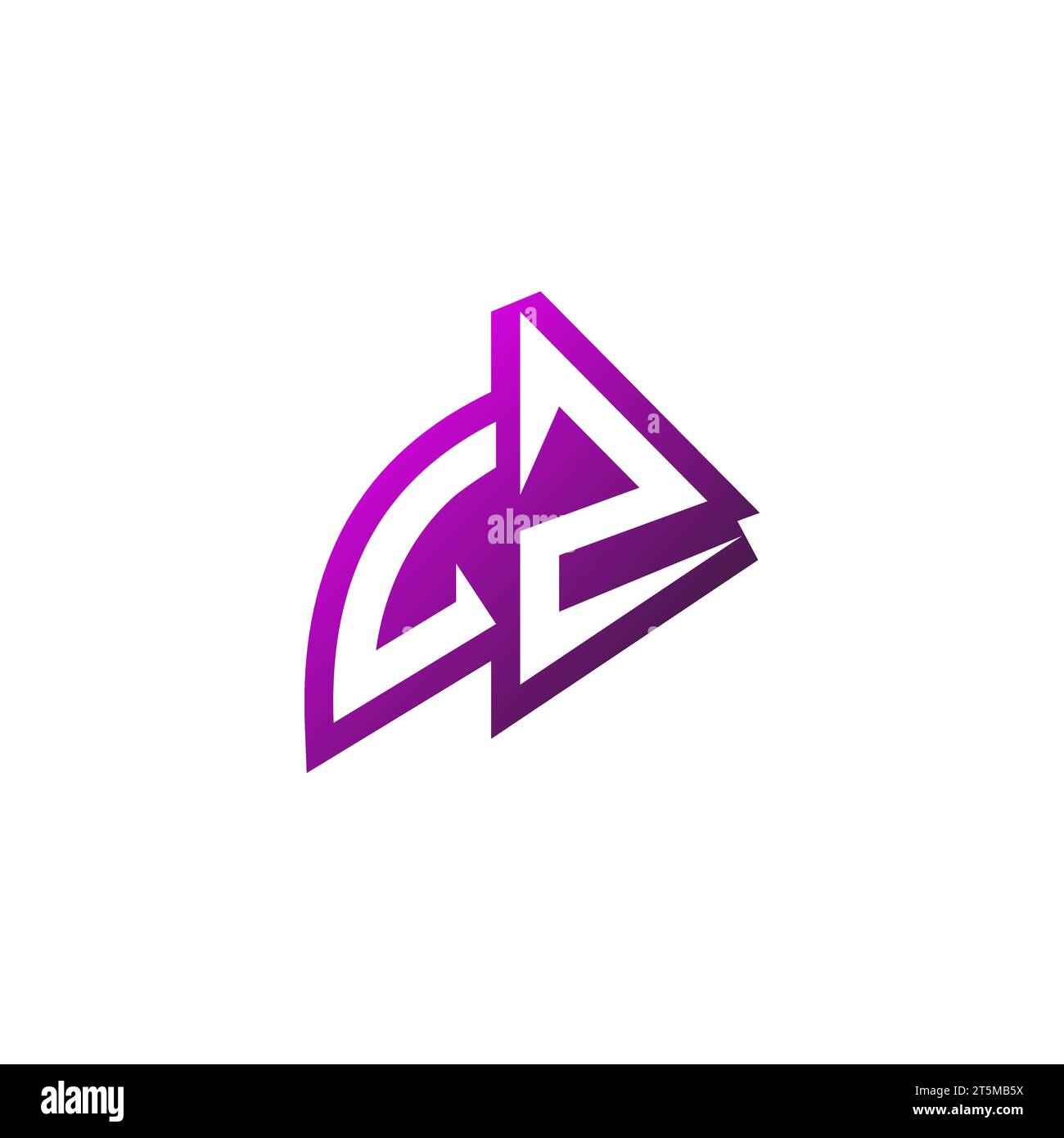 LZ Premium emblem logo initial esport and gaming design concept Stock ...