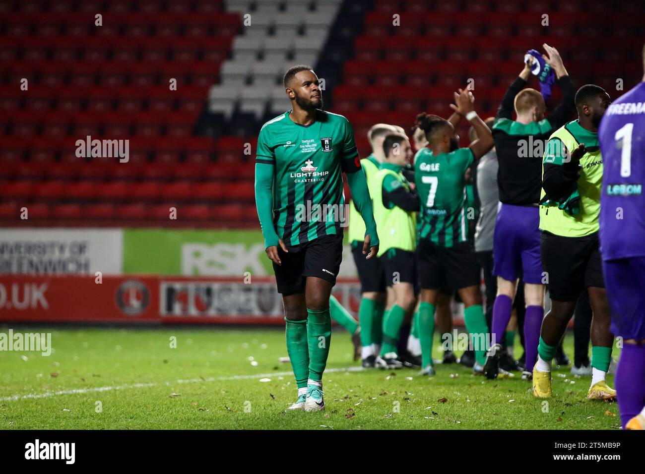 London on Sunday 5th November 2023. Players of Cray Valley Paper Mills ...