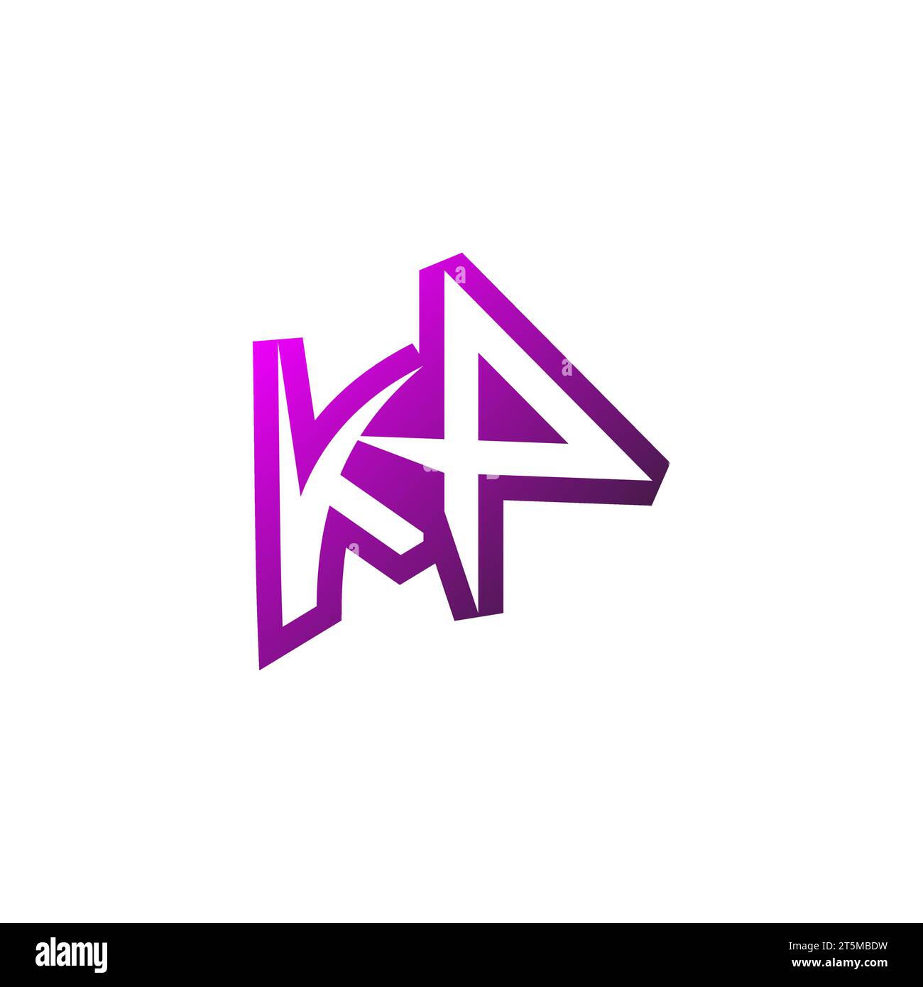 Kp minimalist logo hi-res stock photography and images - Alamy