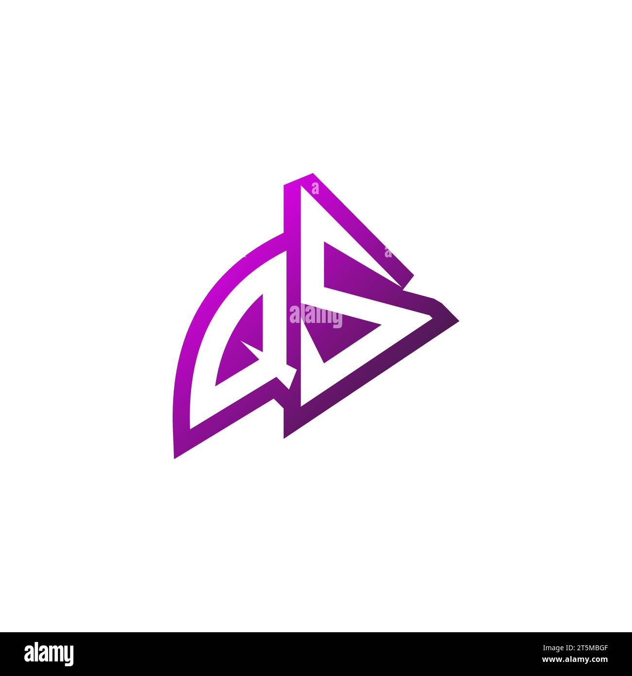 QS Premium emblem logo initial esport and gaming design concept Stock ...
