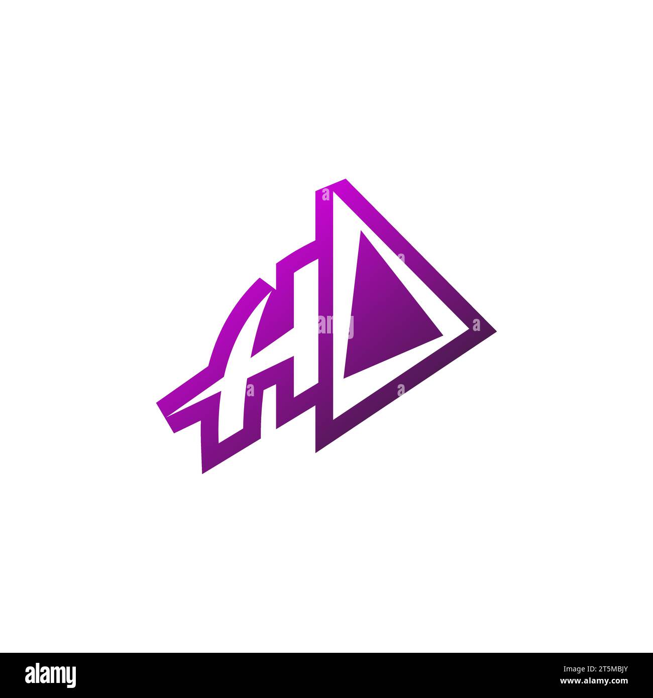 Letter ho logo hi-res stock photography and images - Alamy